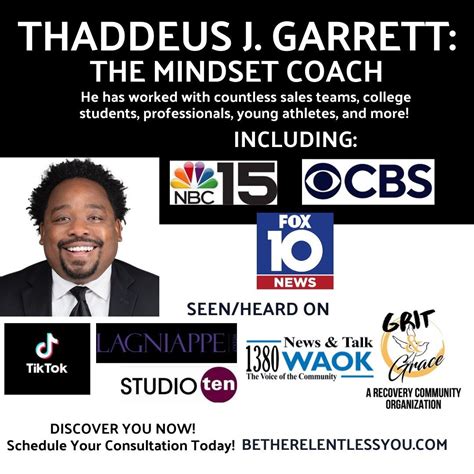 Thaddeus Garrett On Linkedin Berelentless Mindsetcoach Mindset Inspiration Motivation…