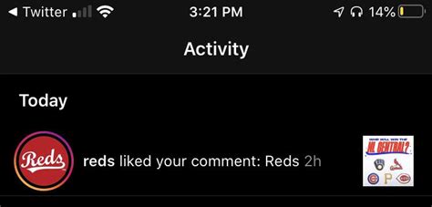 Im Not Even A Reds Fan But The Actual Reds Instagram Page Liked My