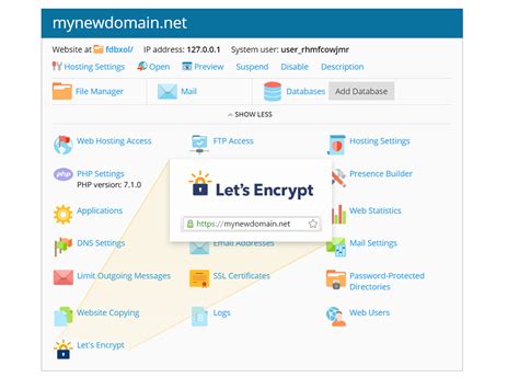 let s encrypt extension plesk