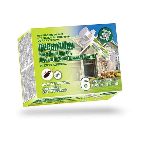 Green Way Ant And Roach Bait Gel 6x42g Syringebx 8cs Insecticides