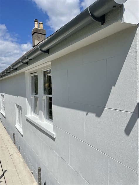 The Lawn External Lime Render Ashlar Finish — Zmw Lime Plastering And Rendering