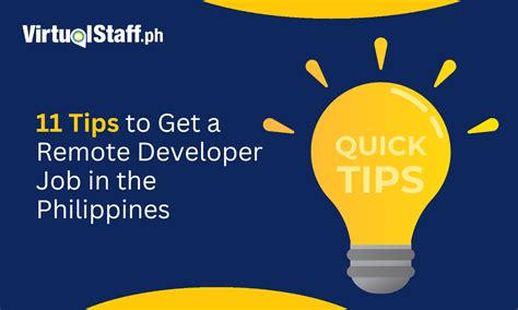 11 Tips To Get A Remote Developer Job In The Philippines