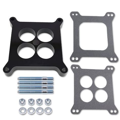 1 Ported Phenolic Carburetor Spacer Fits 4bbl Holley Afb Edelbrock Qft