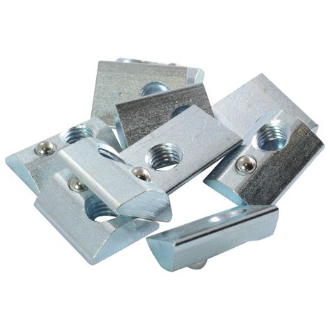 10x T Slot Nut Heavy Duty Slot 8 Type I Ball Steel