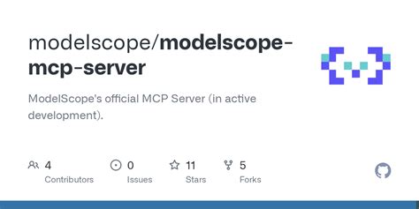 Modelscope Mcp Server Readme Zh Cn Md At Main · Modelscope Modelscope Mcp Server · Github