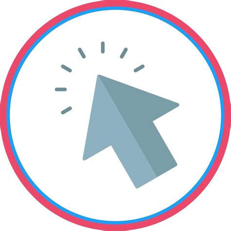 Cursor Flat Circle Icon 43720397 Vector Art At Vecteezy