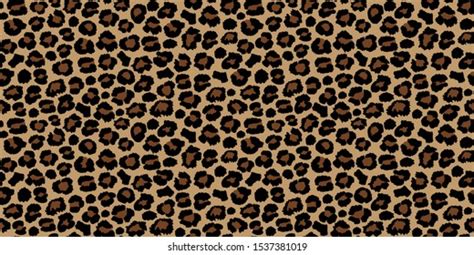 Leopard Pattern Design Vector Illustration Background Stock Vector