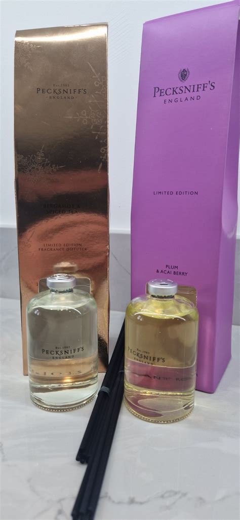 Pecksniffs Limited Edition Luxury Reed Diffusers 100ml X 2 Rrp £36 New