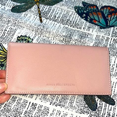 Aimee Kestenberg Bags Euc Amy Kestenberg Wallet Wallet Rose Pink Leather Long Style No