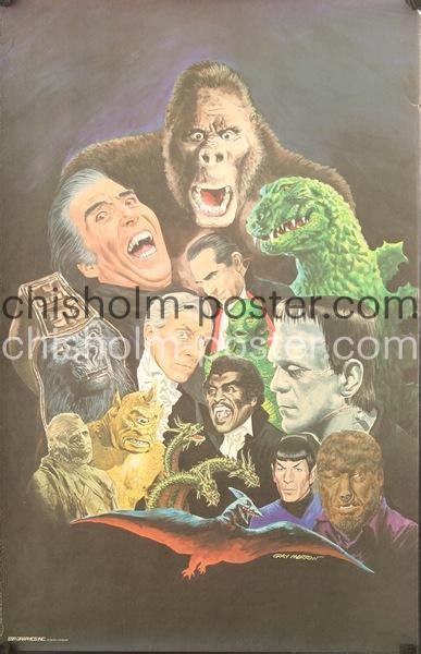 Movie Monsters Original Vintage Poster Chisholm Larsson Gallery