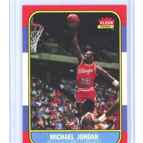 Michael Jordan Rookie Card Signed Etsy