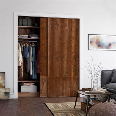 Calhome 72 In X 80 In Japanese Series Pre Assemble Walnut Stained