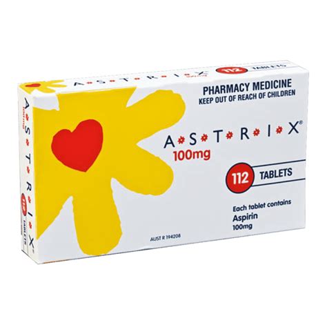 Astrix Aspirin 100mg 112 Tablets Discount Chemist