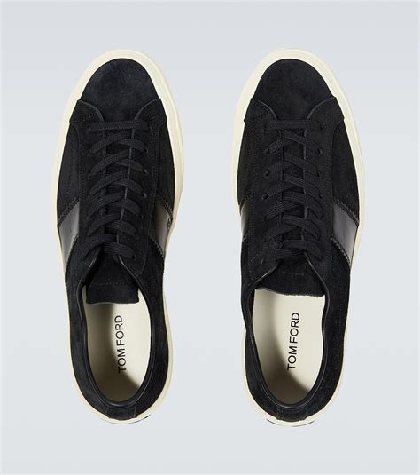 Cambridge Suede Sneakers In Black Tom Ford Mytheresa