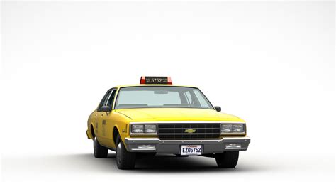 Chevrolet Impala Taxi 3d Model By Carmodels3d