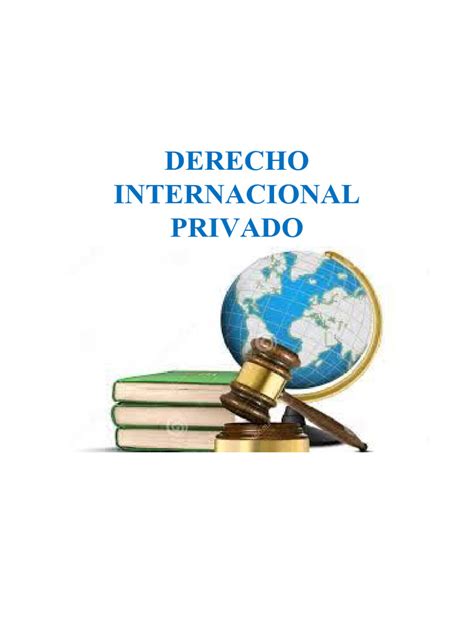 Derecho Internacional Privado Trabajo Final Pdf