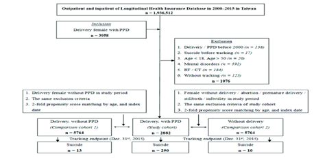 The Flowchart Of Study Sample Selection Abbreviations Ppd Postpartum