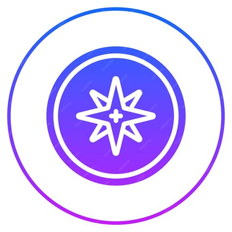 Premium Vector Army Compass Vector Illustration