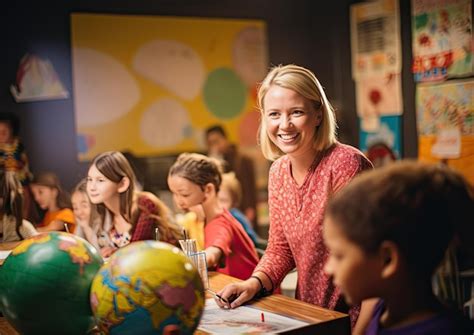 Elementary School Class Teacher Images Free Download On Freepik