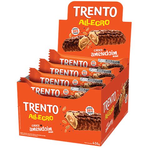 Wafer Trento Allegro Chocolate C 16 Peccin