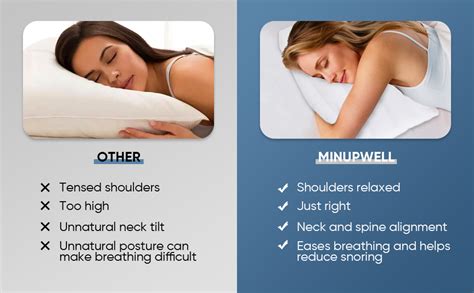 Minupwell Ultra Flat Pillows For Sleeping Thin 7d High