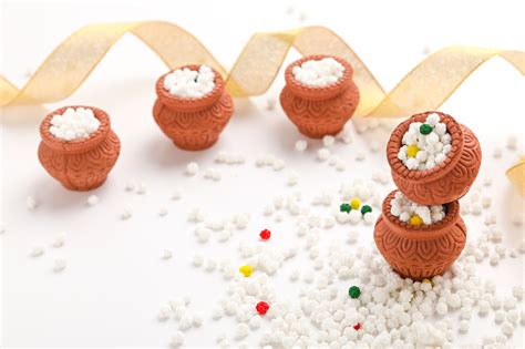 Indian Festival Makar Sankranti Concept Tilgul In Small Bowl Tilgul Is A Colourful Sesame Candy