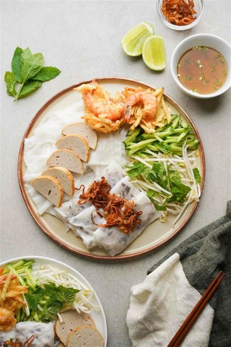 Bánh Cuốn Bánh Ướt Recipe Authentic Vietnamese Rice Roll