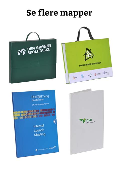 Mapper Med Logo Få Dit Logo På Mapper Rikas