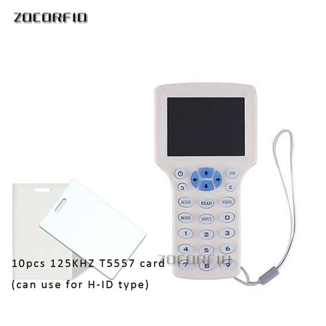 English 10 Frequency Rfid Reader Writer Copier Dup Vicedeal