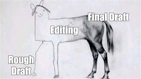 Комикс мем Final Draft Editing Rough Draft Комиксы Meme