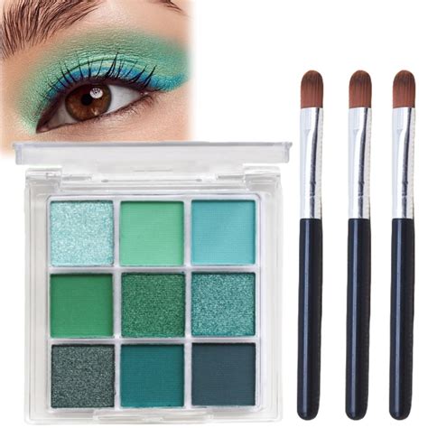 Green Eyeshadow Paletteshimmer Eye Shadow Palettesglitter Eye Shadow