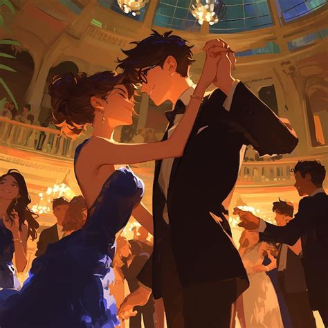 Premium Photo Elegant Prom Dance For Teenagers