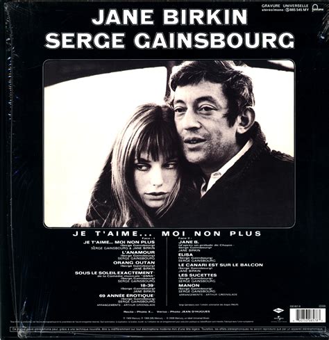 Serge Gainsbourg Jane Birkin Serge Gainsbourg Lp Vinyl Rockers Records