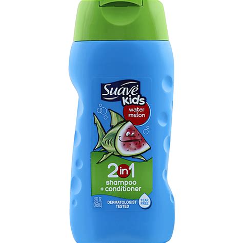 Suave Shampoo Conditioner 2 In 1 Watermelon 12 Oz Shampoo