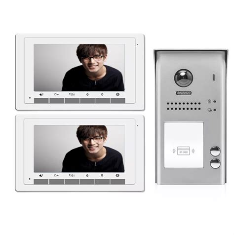 2 Apartments 2 Wire Intercom Kit Intercom Supplies