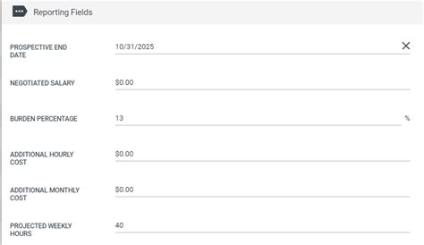 Reporting Fields On A Placement