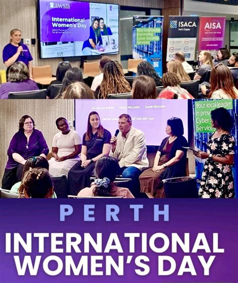 Internationalwomensday Isaca Cybersecurity Professionalcommunity Isaca Perth Chapter