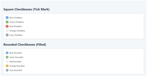 modern pure css custom checkboxes and radio buttons