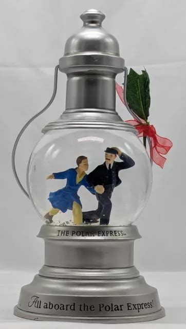 The Polar Express Lantern Snow Globe All Aboard The Polar Express As Is