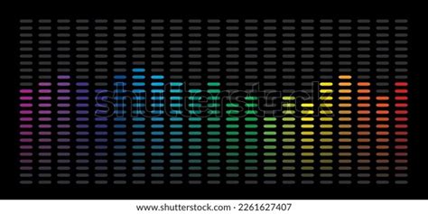 Digital Equalizer Equaliser Symbol Pulse Musical Stock Vector Royalty