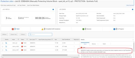 Powerstore On Deleting The Latest Copy In Dd The Backup Fails And The