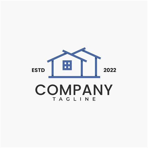 Plantilla De Logotipo De Propiedad De Vivienda Vector Premium