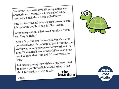 Tiny The Tortoise 🐢 Is Very Happy White Rose Education Facebook