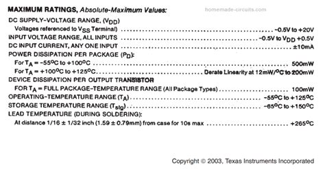 Ic 4047 Datasheet Pinouts Application Notes
