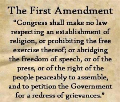 First Amendment Of The Us Constitution Between The Beats