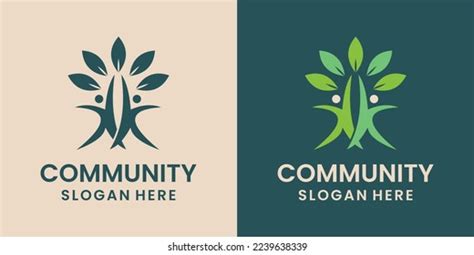 People Tree Charity Community Unity Leaf Stock Vector Royalty Free 2239638339 Shutterstock
