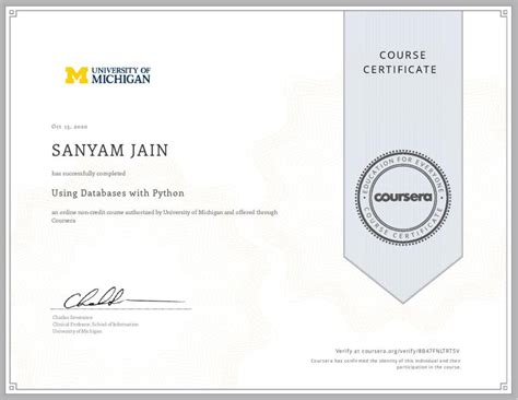 Sanyam Jain On Linkedin Coursera Elearningcourses Pythonprogramming