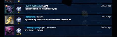 Blues Likes Alpha Is He The Glizzy Gobler 🌈 🤮 Marvel Future Fight