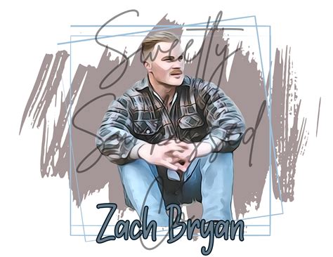 Zach Bryan Png Sublimation File Etsy