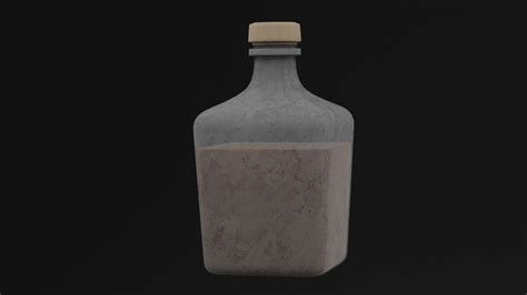 Elixir Potion Bottle 3d Model By Thedazking